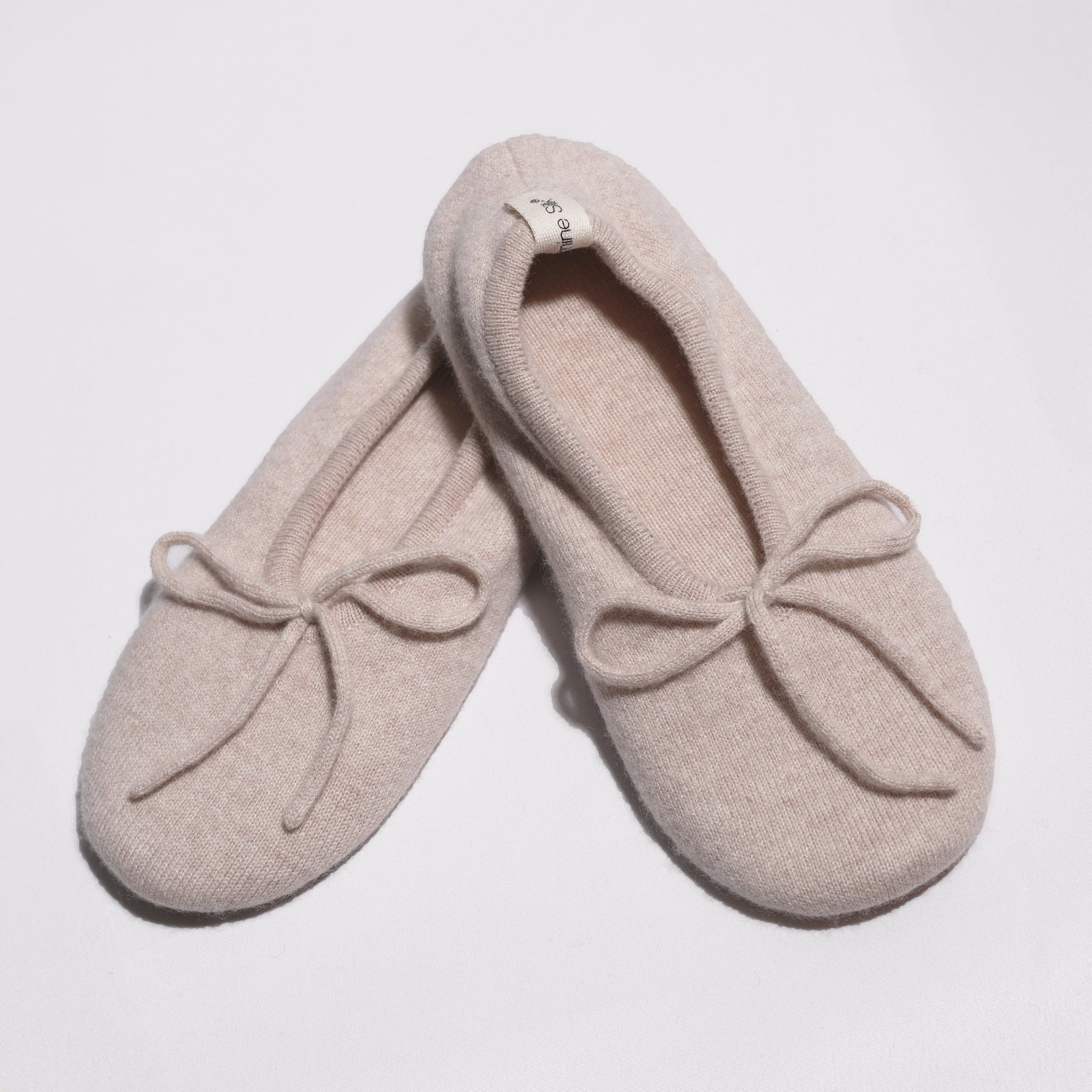 Ladies Pure Cashmere Ballet Slippers | Jasmine Silk