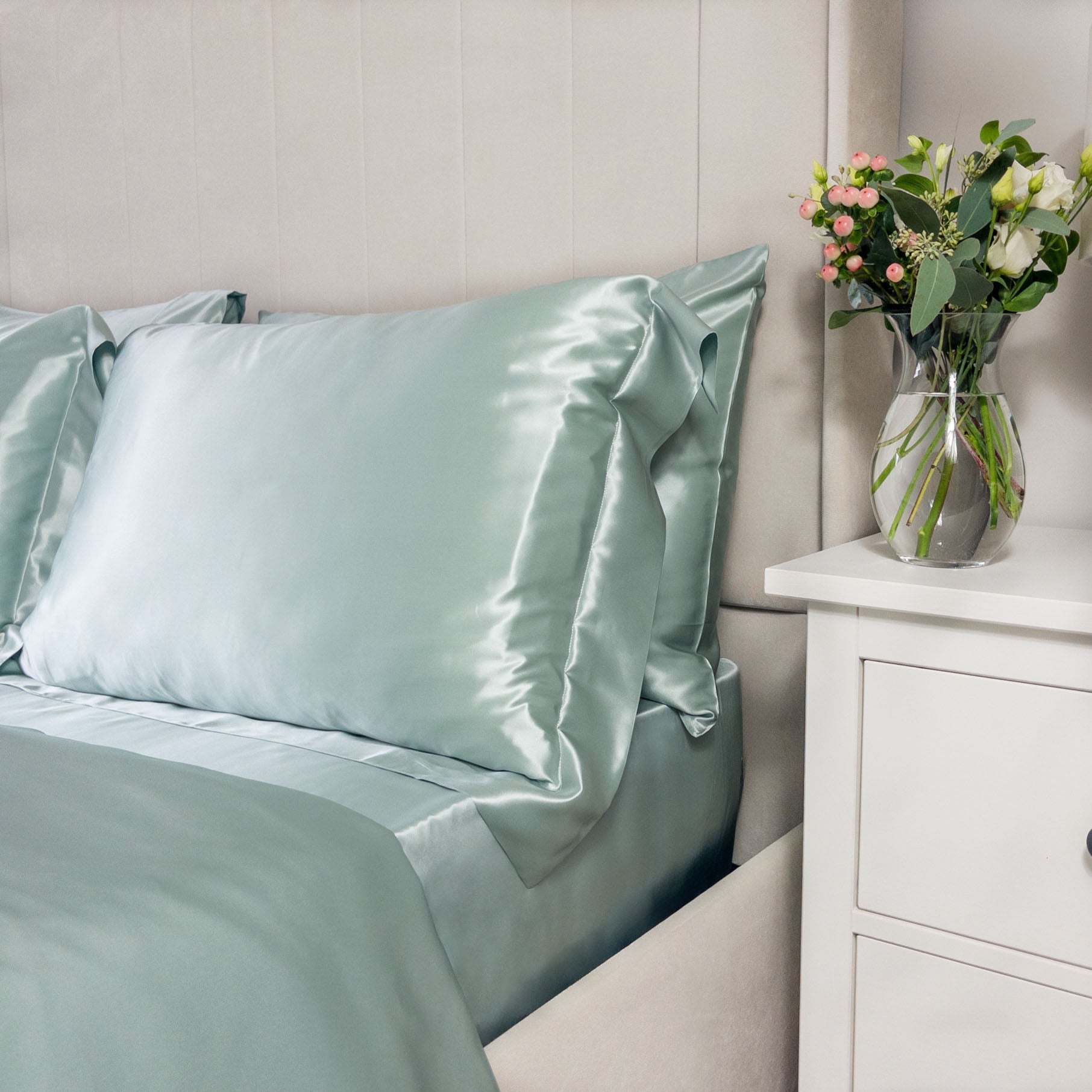 Square Silk Pillowcases | 100% Mulberry | Jasmine Silk