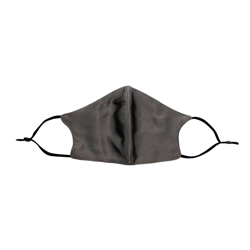 Silk Face Mask Grey | Jasmine Silk